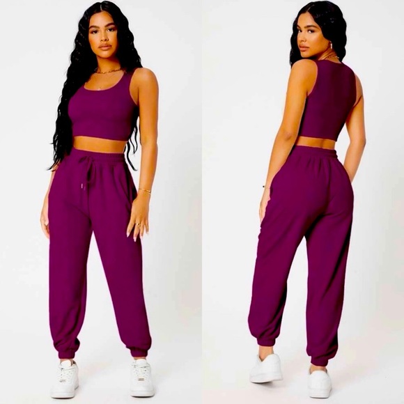 SHEIN | Pants & Jumpsuits | Jogger Set | Poshmark